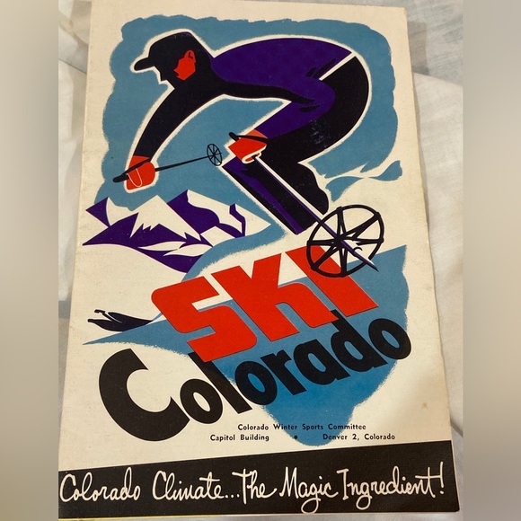 Vintage | Other | Vintage Travel Brochures For Colorado From The 95s ...